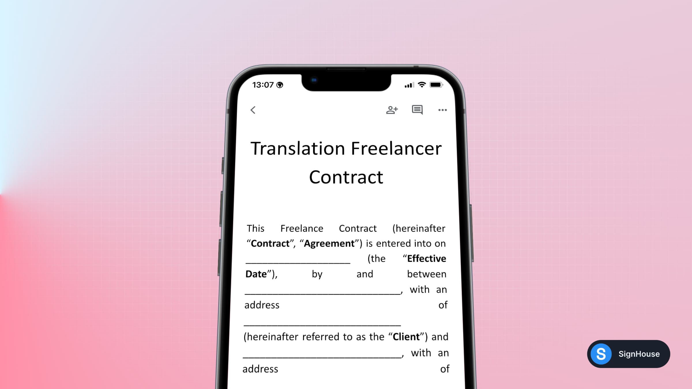 THE Working Translation Contract Template (Free)